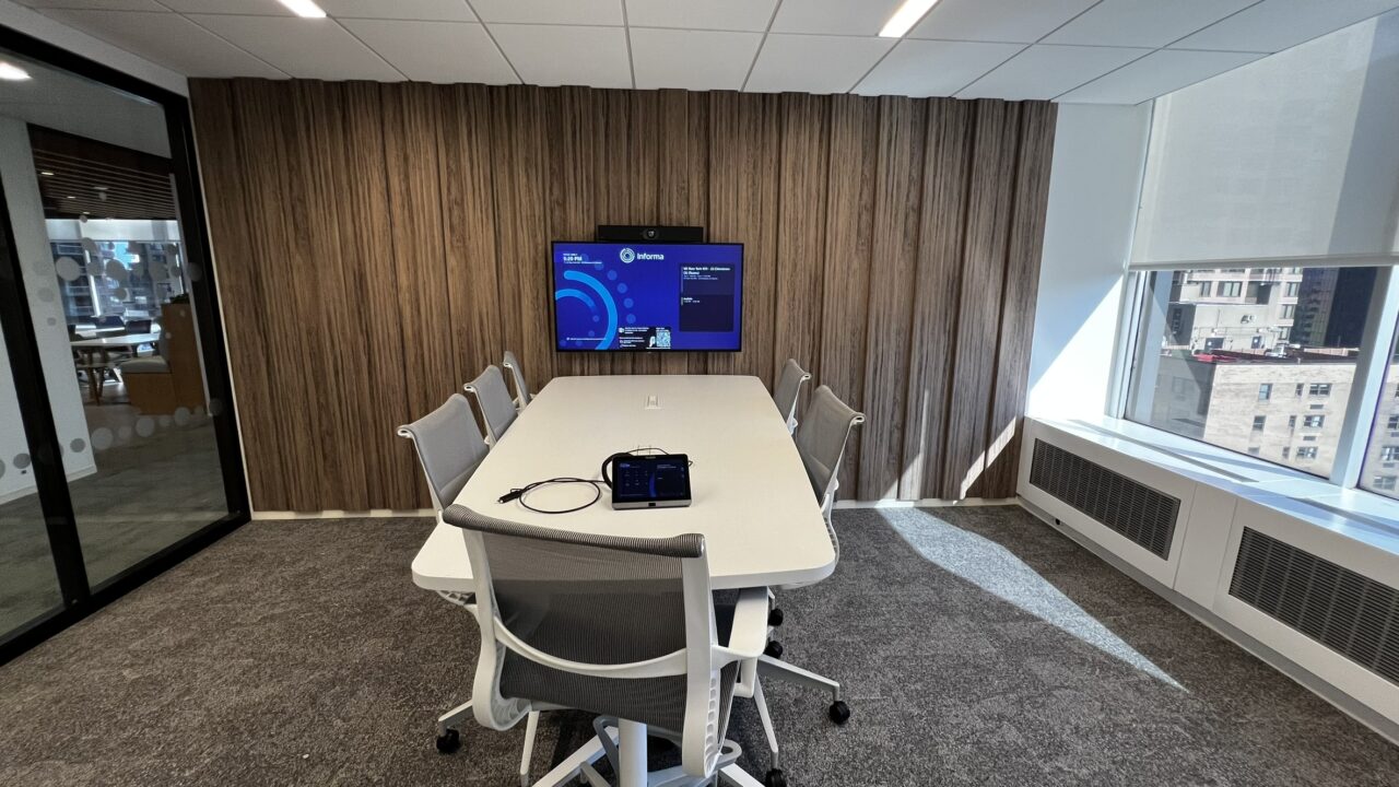 Informa NYC HQ refresh with Microsoft Teams Room systems - Symity