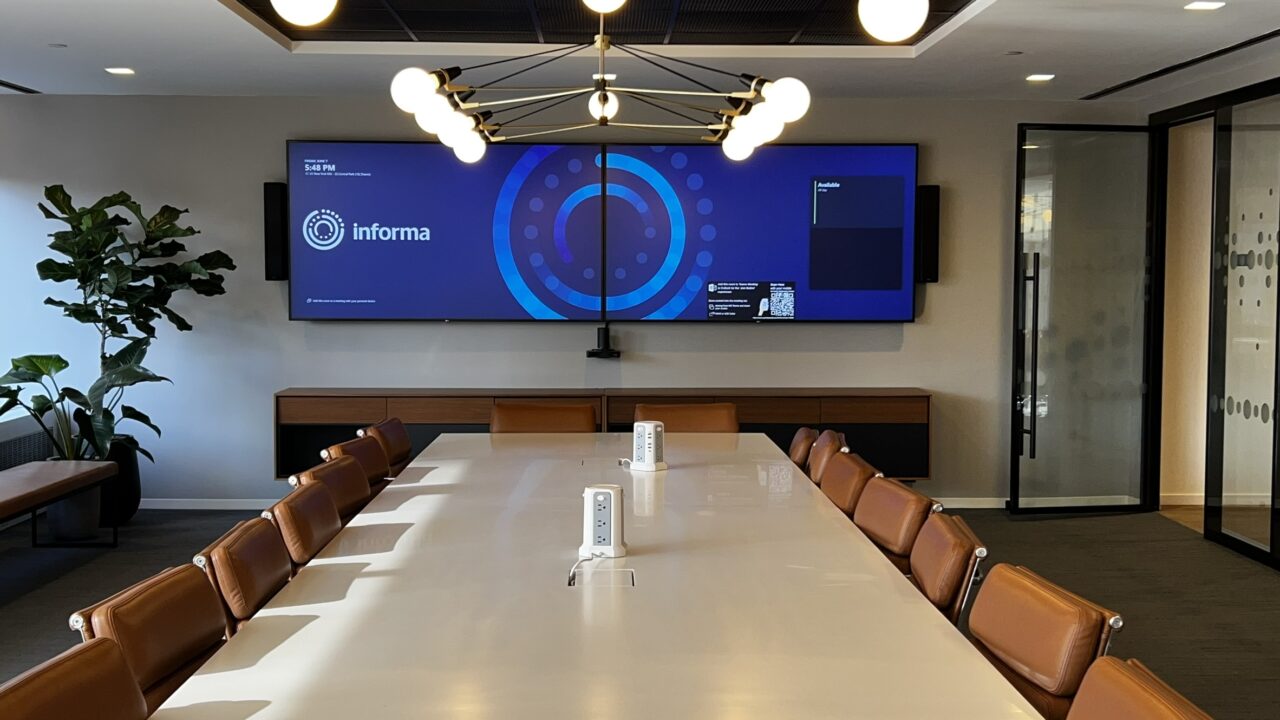 Informa NYC HQ refresh with Microsoft Teams Room systems - Symity